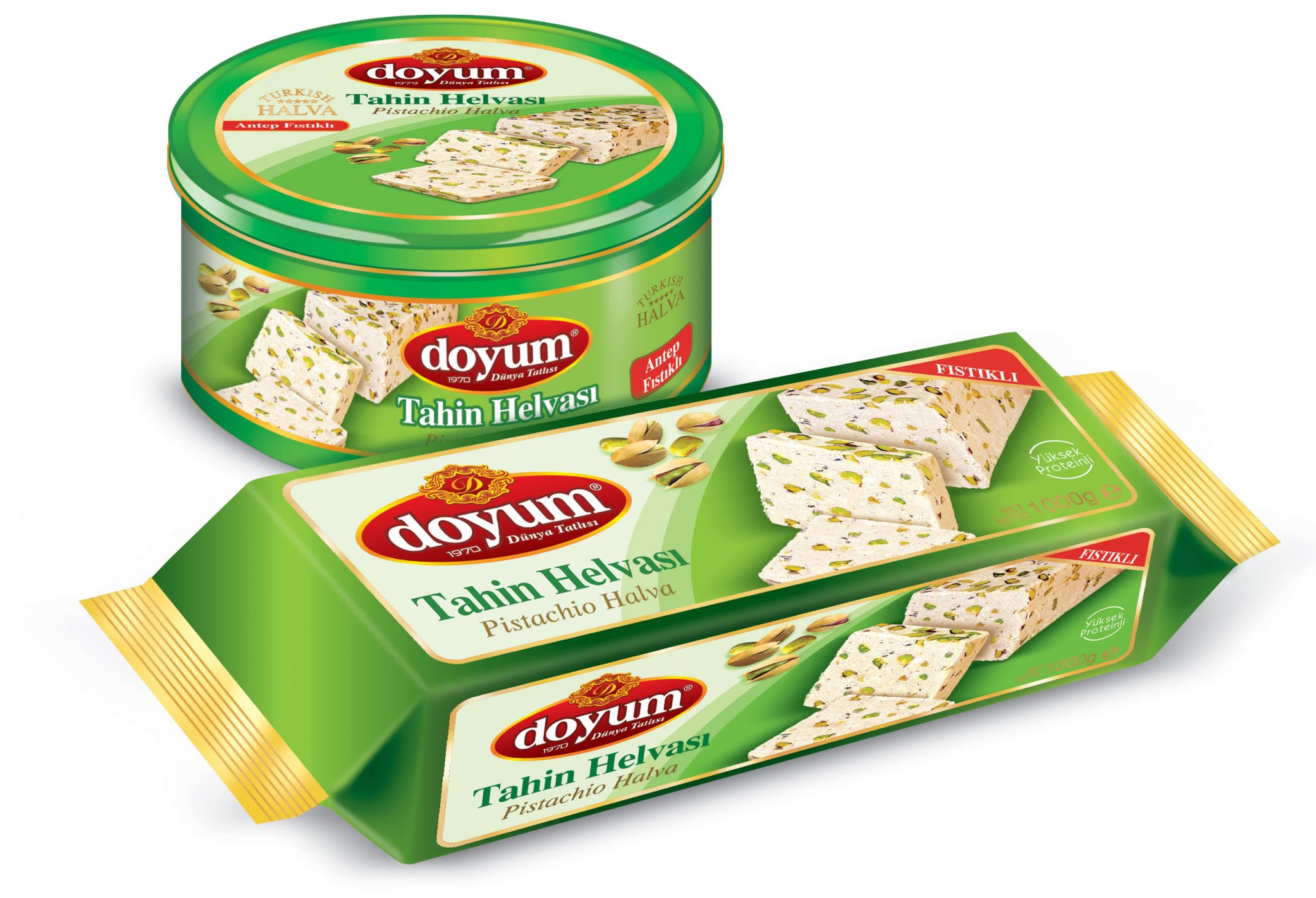 FISTIKLI TAHİN HELVA – DOYUM HELVA & REÇEL